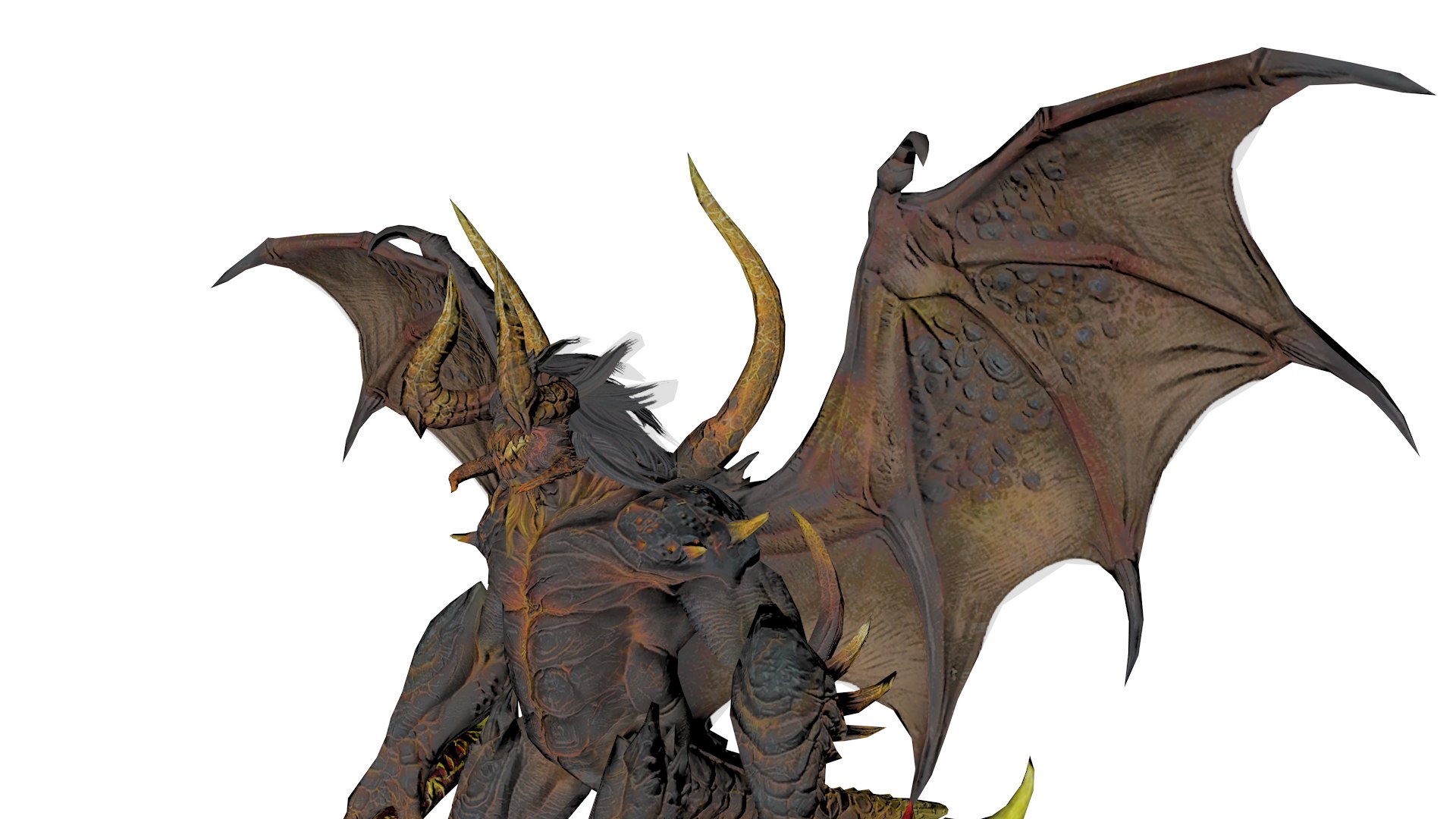 3D Demon Lord With Dual Blades 3D Model Model - TurboSquid 2371896