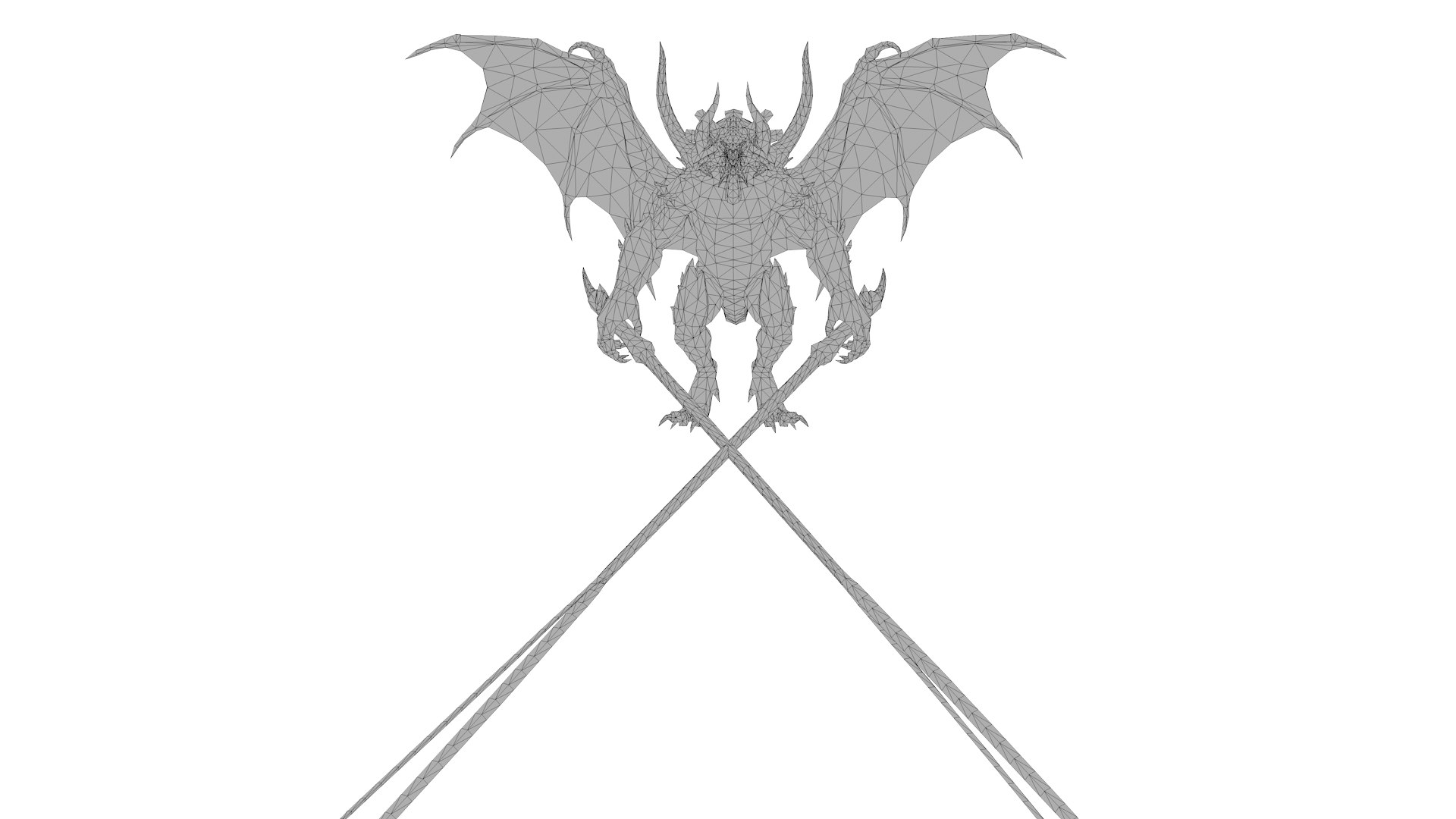 3D Demon Lord With Dual Blades 3D Model Model - TurboSquid 2371896
