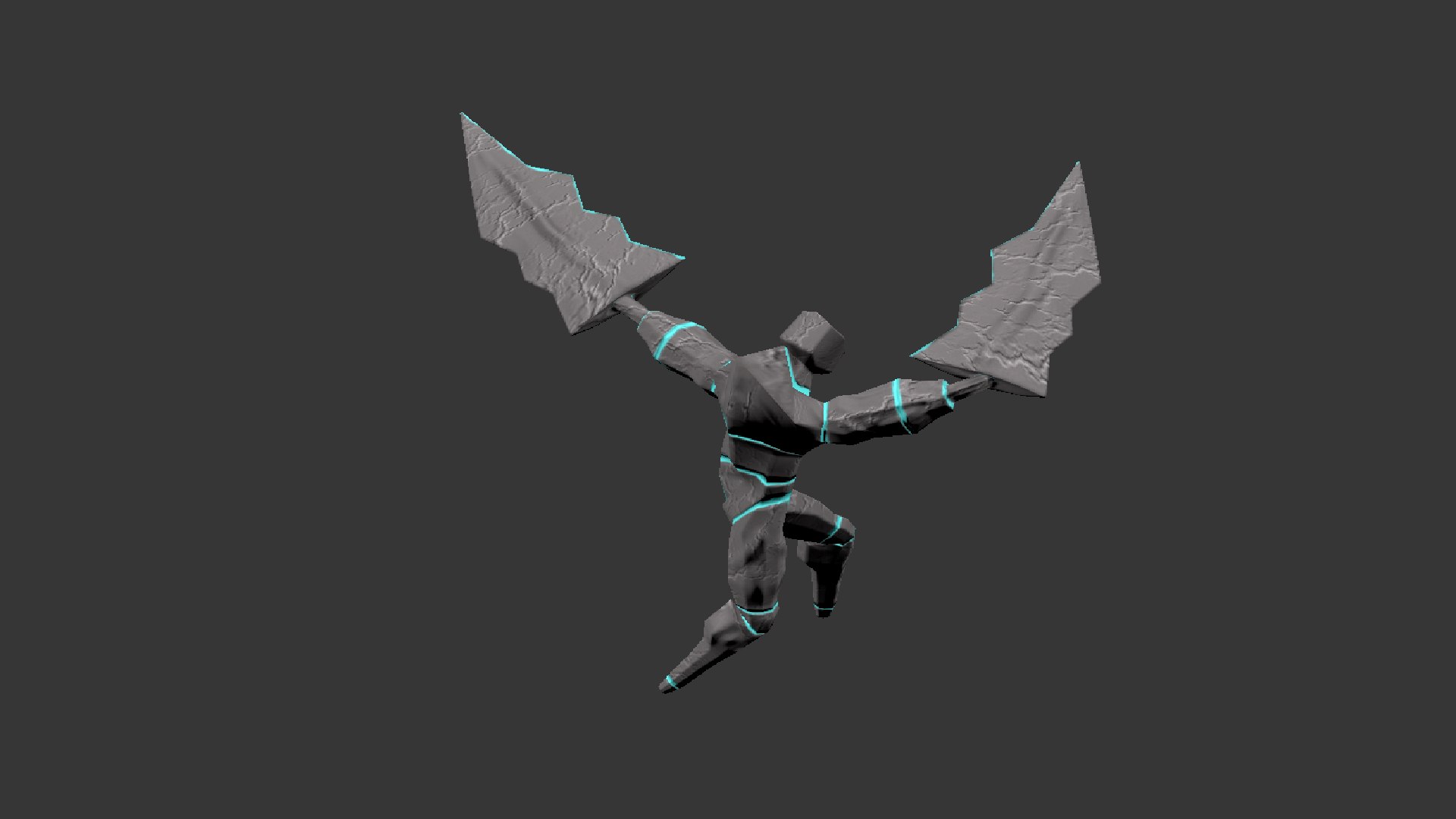 3D 3D Low-Poly Animated Monster - TurboSquid 1751889