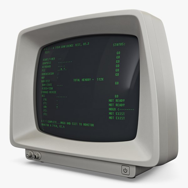 CRT Monitor 3D Models for Download | TurboSquid