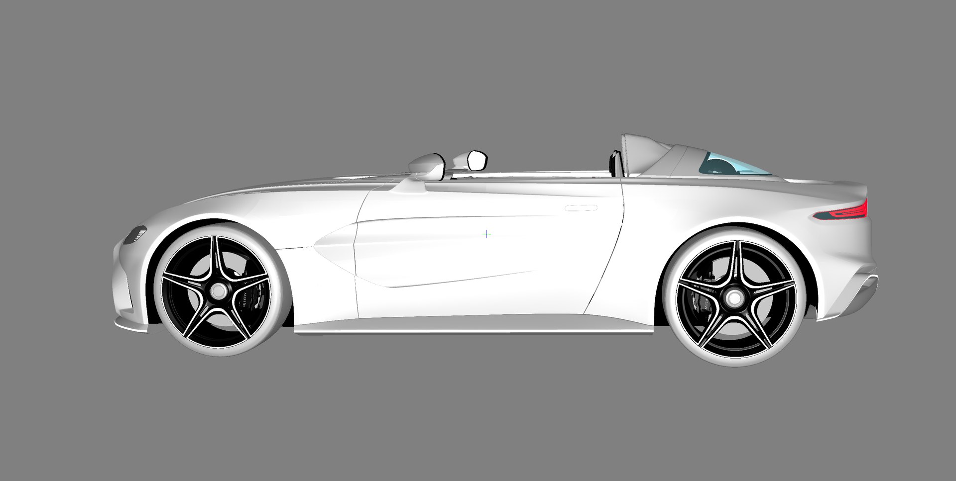 3D Limited Aston Martin V12 Speedster 2024 Twin-Turbo V12 Engine ...