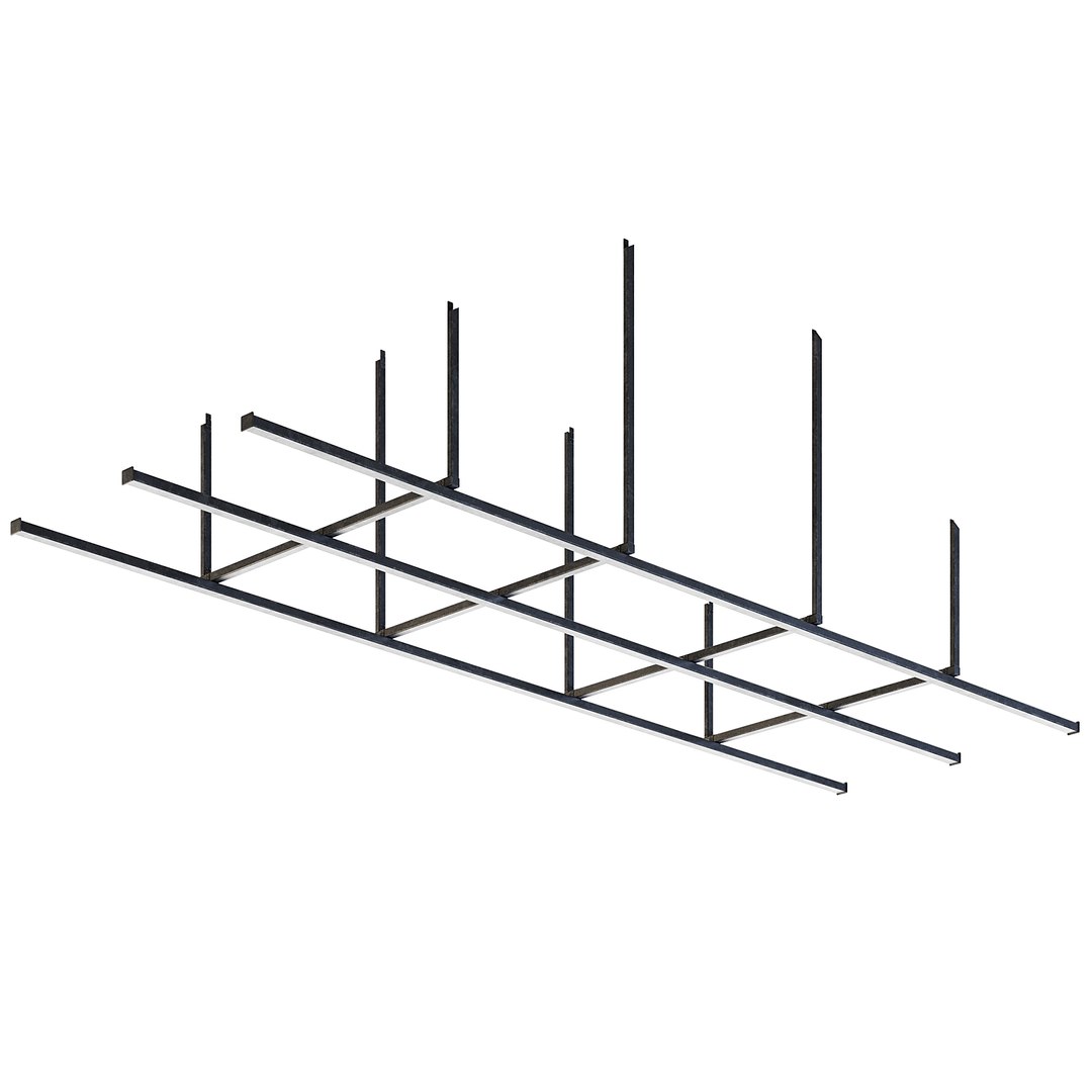 Factory Ceiling Beams 3D Model - TurboSquid 2255243