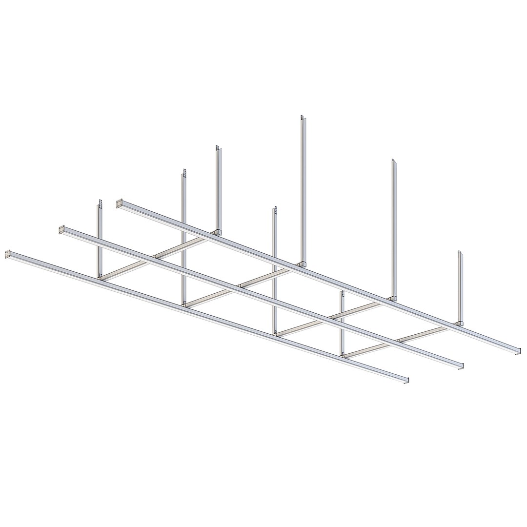 Factory Ceiling Beams 3D Model - TurboSquid 2255243