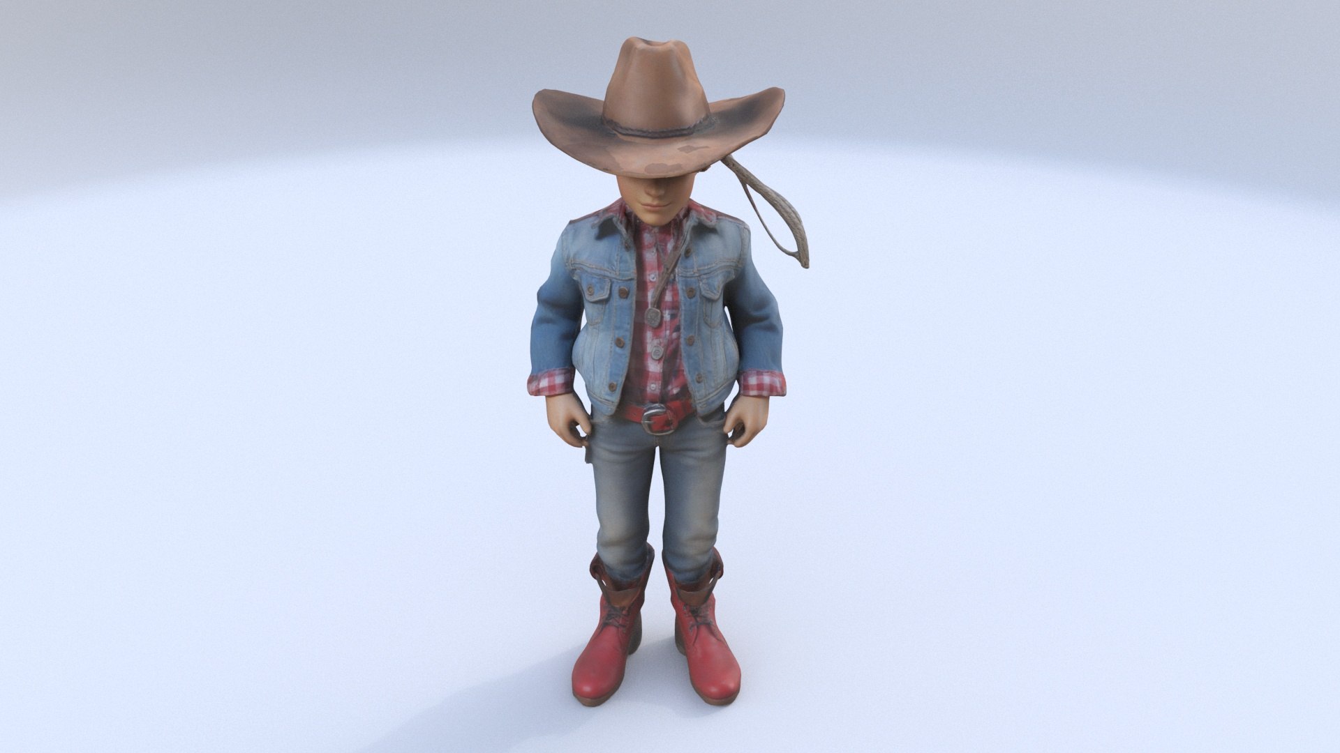 3D 6 3D Model Of Cowboys Collection Model - TurboSquid 2335068