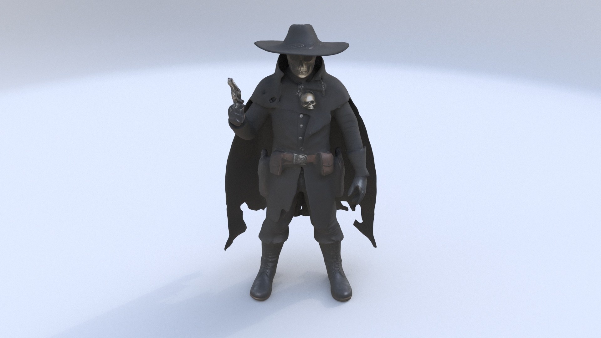 3D 6 3D Model Of Cowboys Collection Model - TurboSquid 2335068