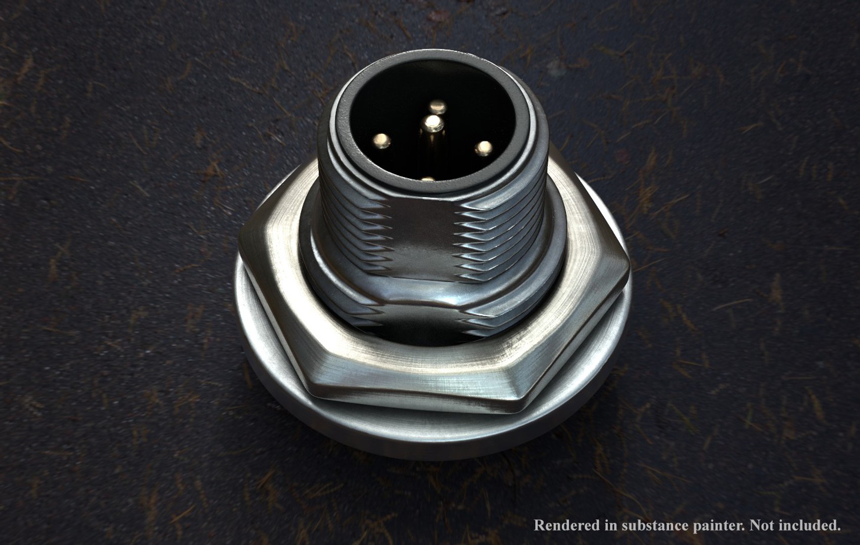 Pin Digital Connector 2 3D Model - TurboSquid 1414125