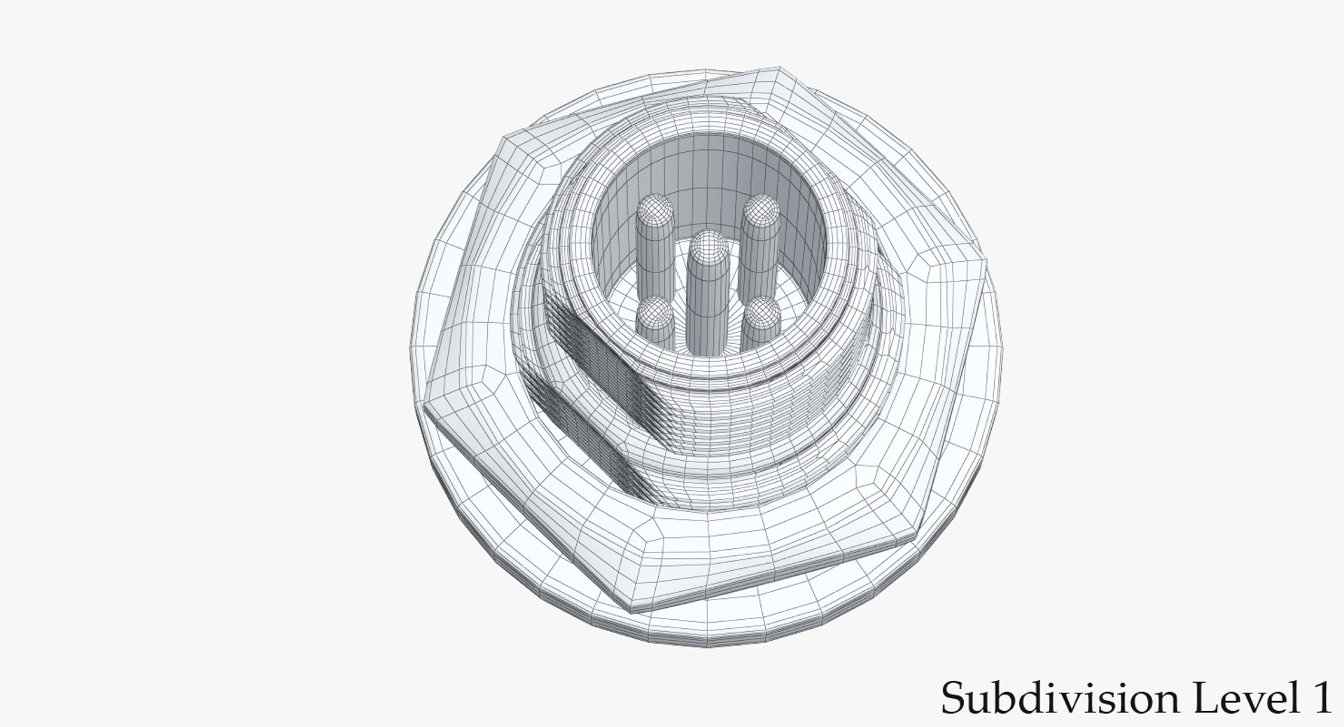 Pin Digital Connector 2 3D Model - TurboSquid 1414125