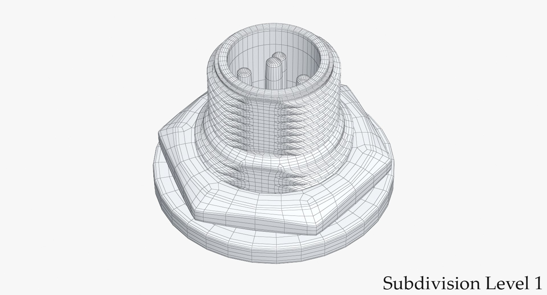 Pin Digital Connector 2 3D Model - TurboSquid 1414125