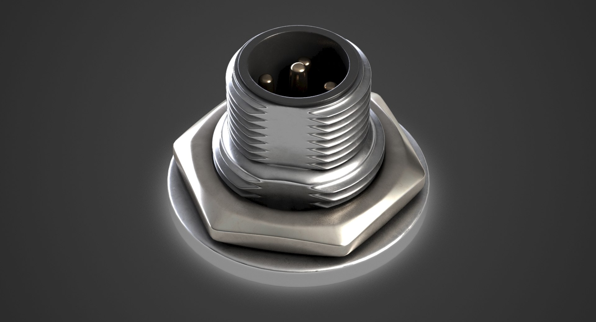 Pin digital connector 2 3D model - TurboSquid 1414125