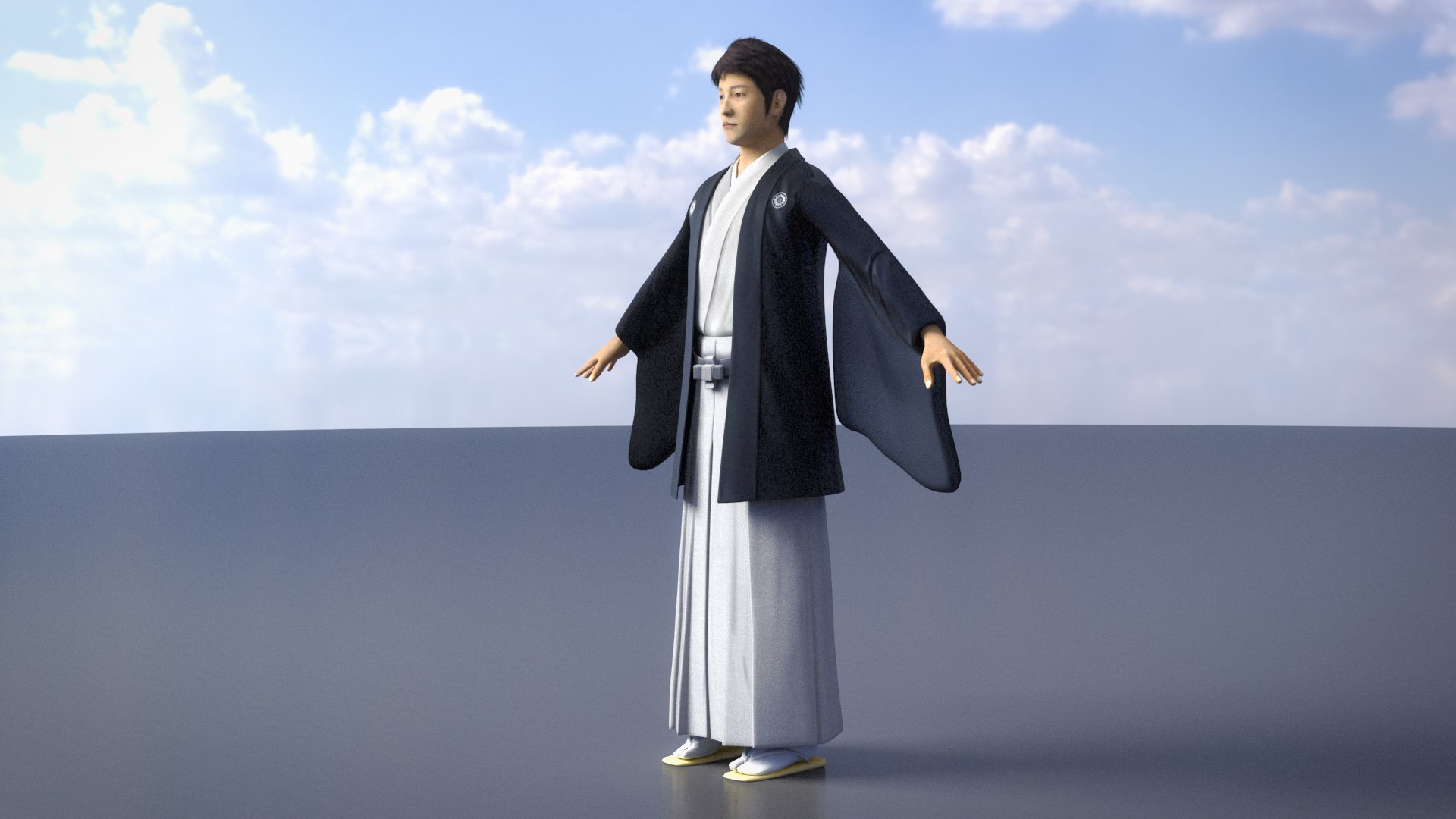 Japanese Samurai 01 3D Model - TurboSquid 2253966