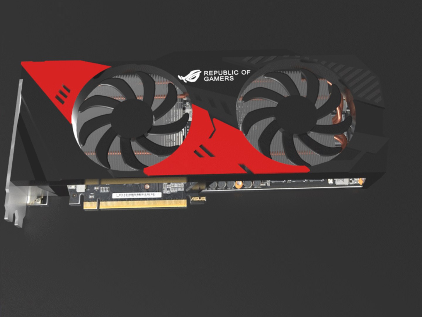Free Graphics Card Mars 760 3d Model