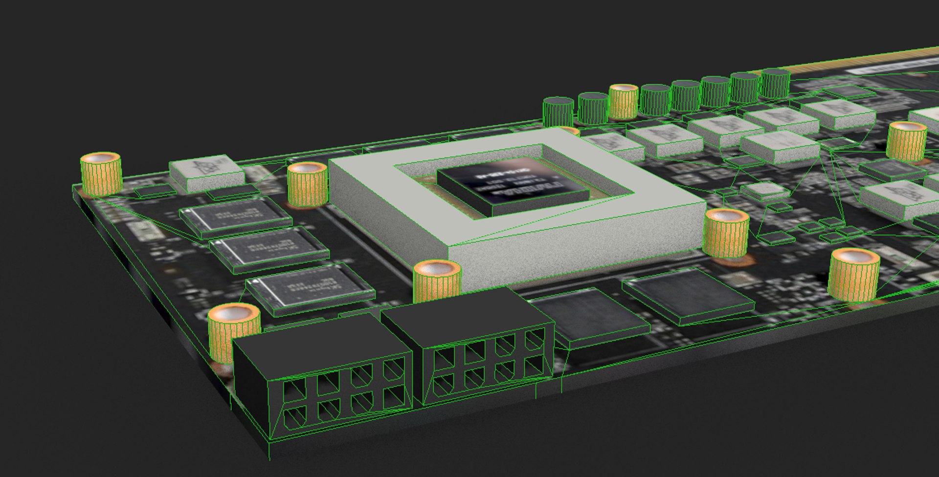 Free Graphics Card Mars 760 3d Model