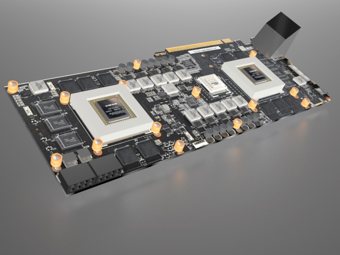 Free Graphics Card Mars 760 3d Model