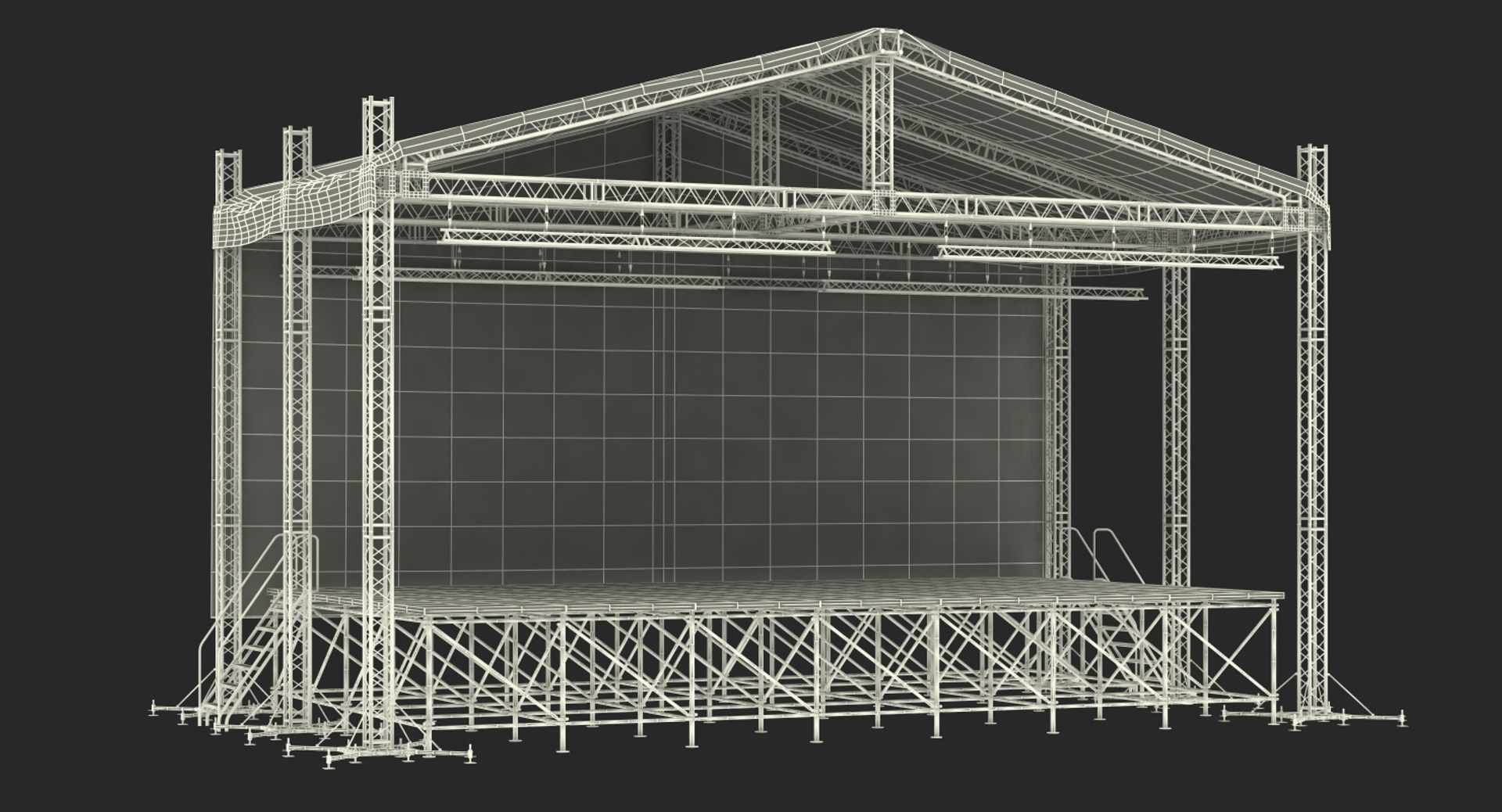 Concert Scene 3D Model - TurboSquid 1258126