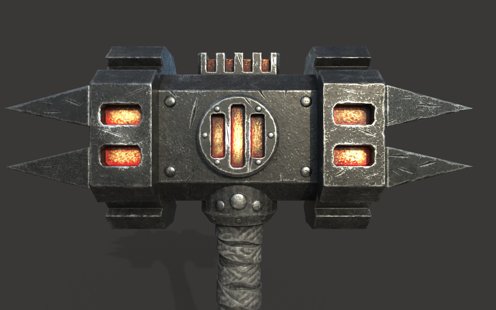 3D Metall Lava Hammer | 1146770 | TurboSquid