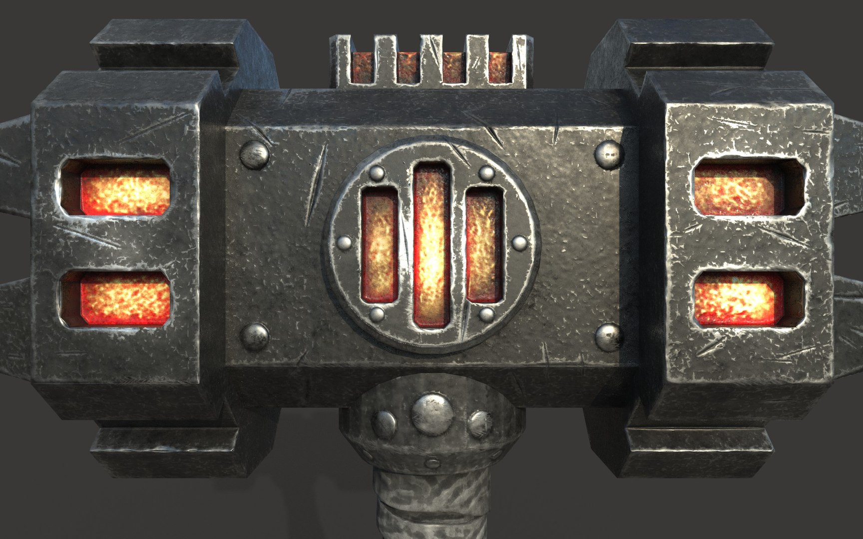 3D Metall Lava Hammer | 1146770 | TurboSquid