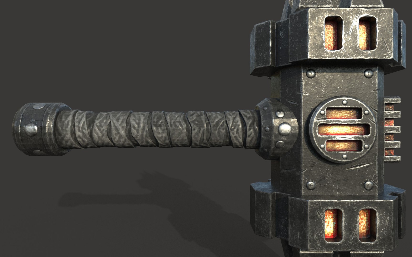 3D Metall Lava Hammer | 1146770 | TurboSquid