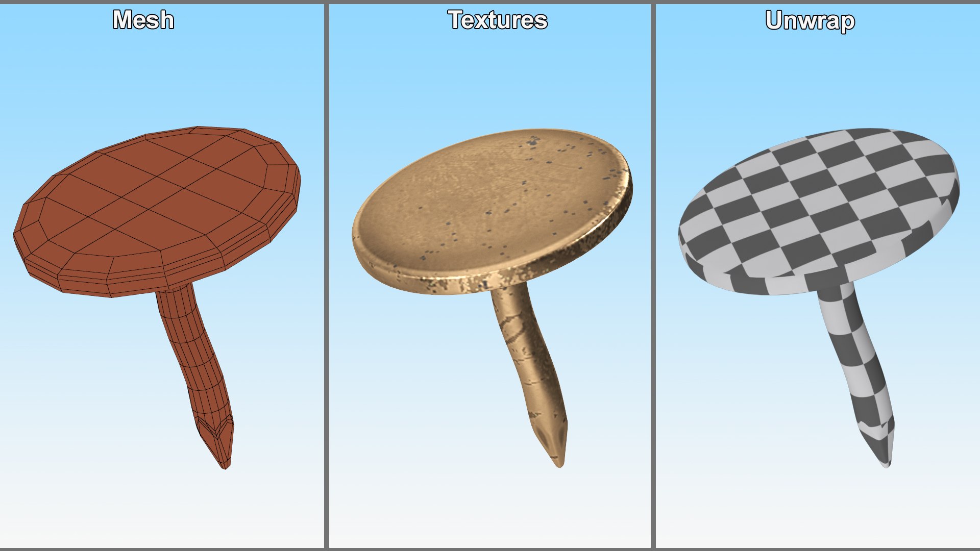 Furniture Nails Old 3D Model - TurboSquid 2065262