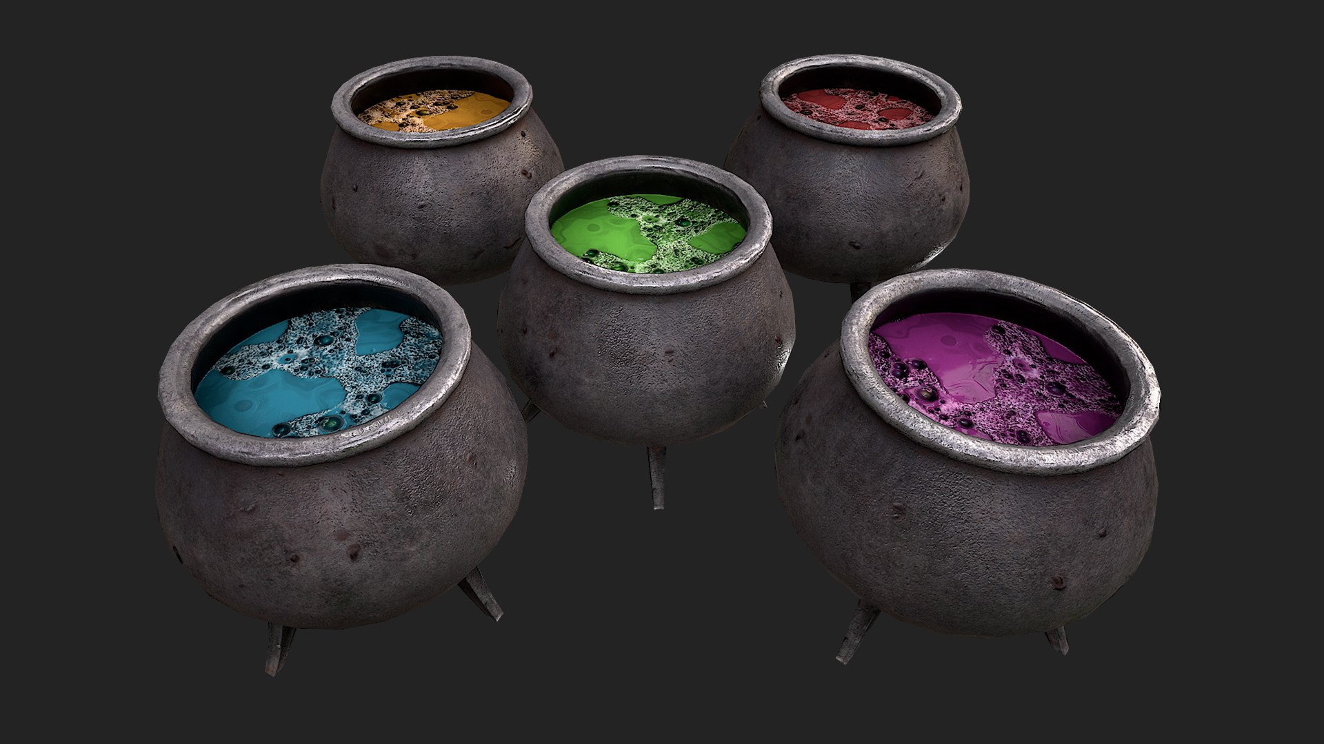 Cauldron 3D Model - TurboSquid 1836669