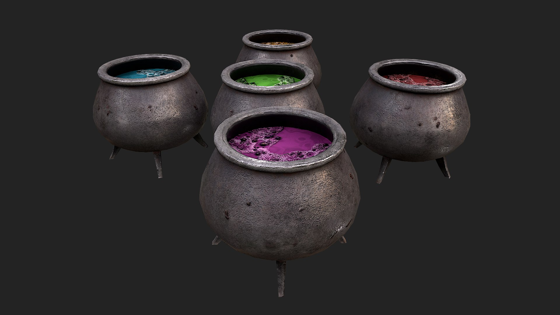 Cauldron 3D Model - TurboSquid 1836669