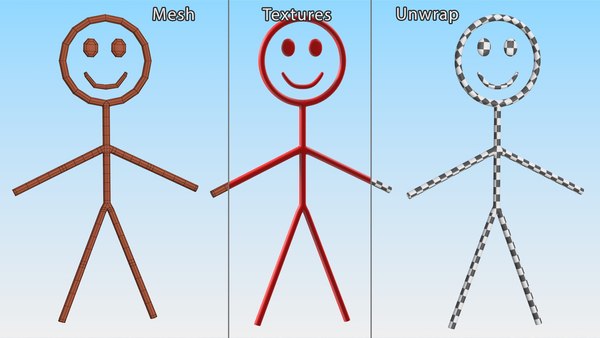 modelo 3d Stickman Figura Roja Aparejada - TurboSquid 2078011