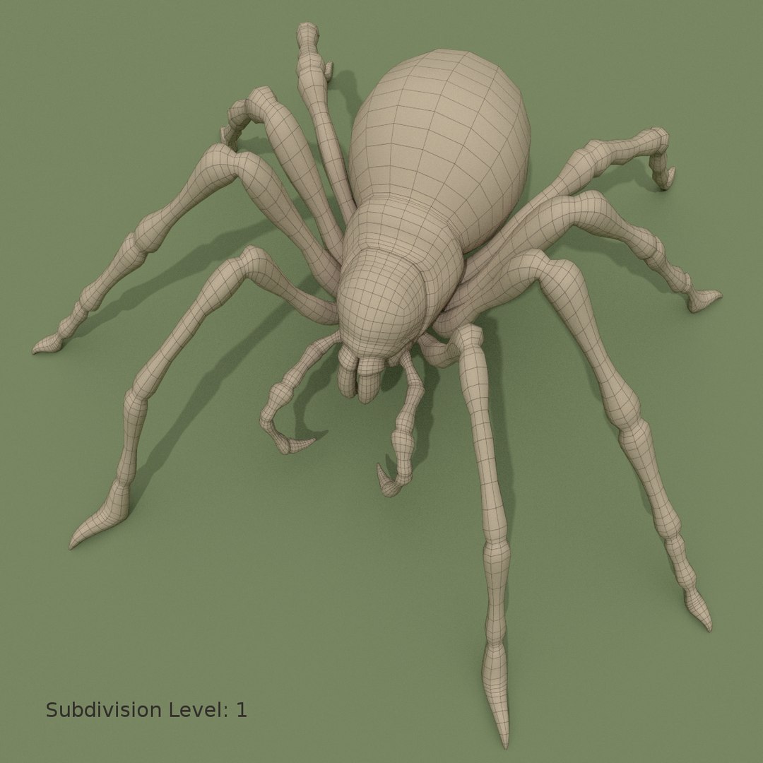 Fantasy Spider 3D - TurboSquid 1176678