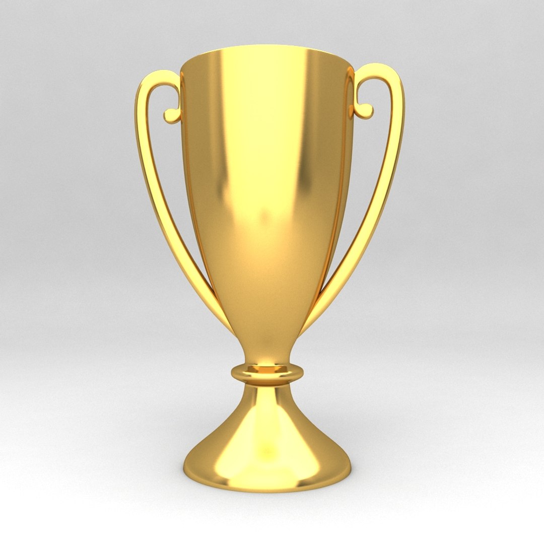 Awards Trophies 3d Model