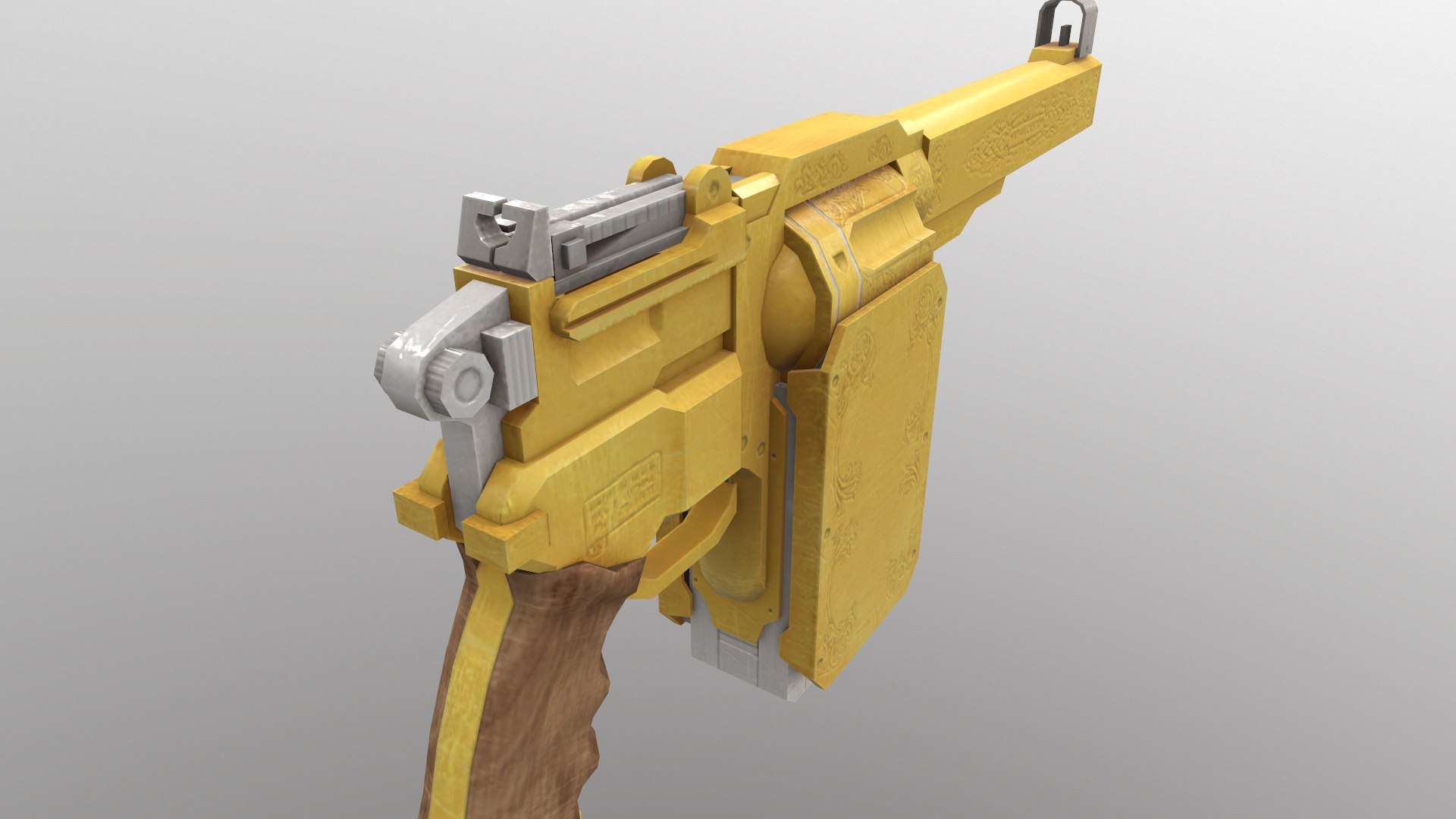Revolver Level 4 3D Model - TurboSquid 2198219