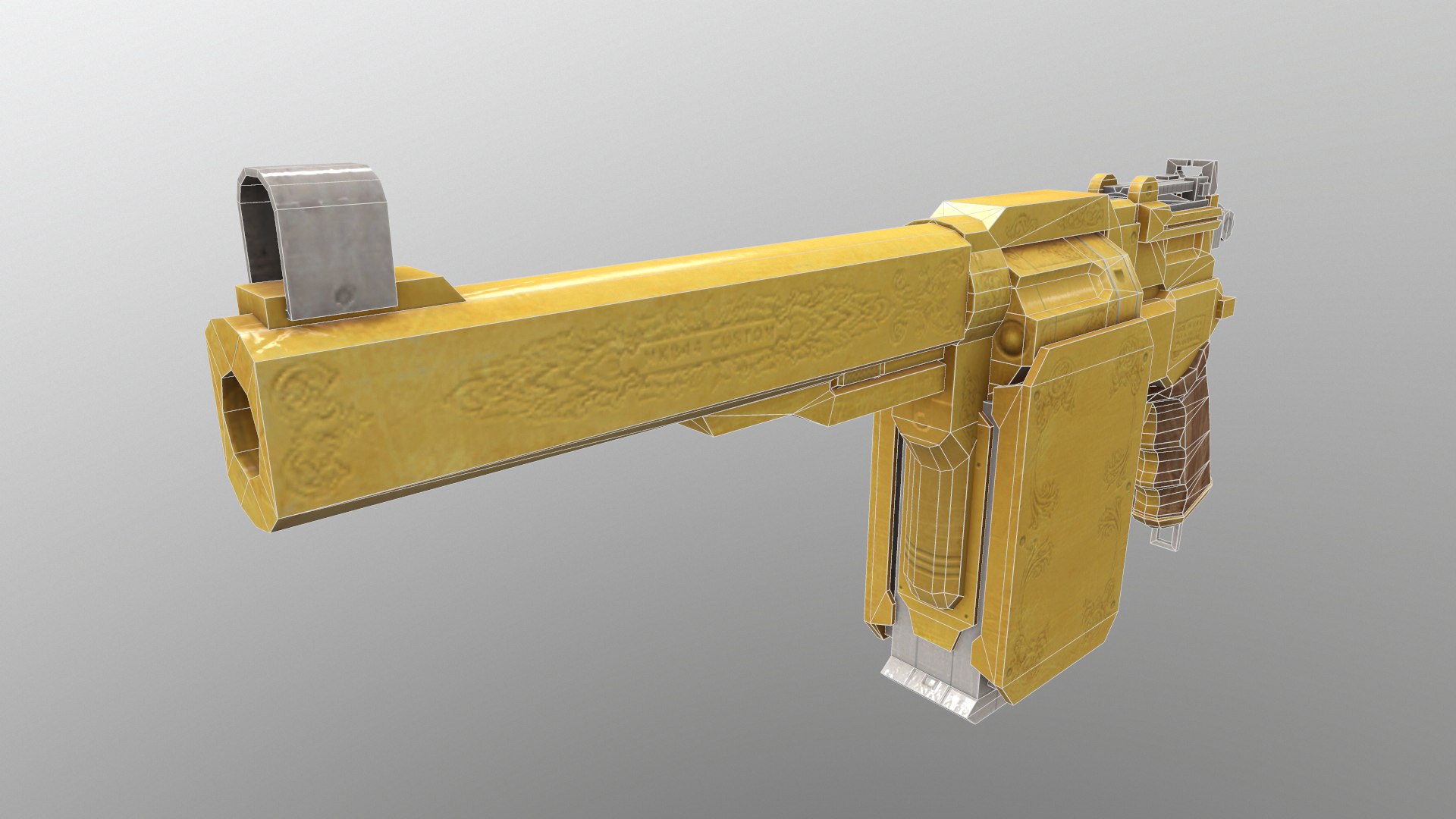 Revolver Level 4 3D Model - TurboSquid 2198219