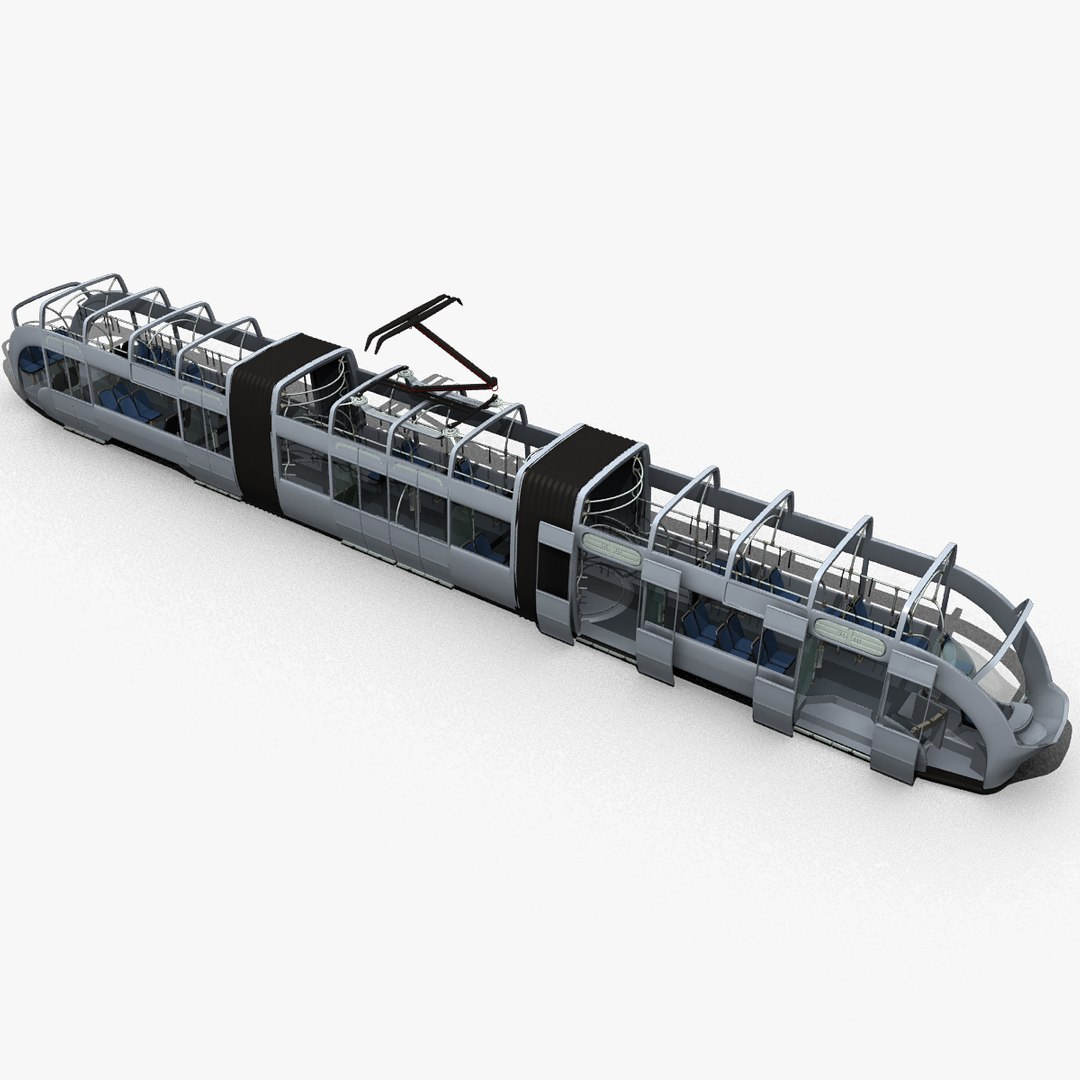 Tram Concept 3d Model