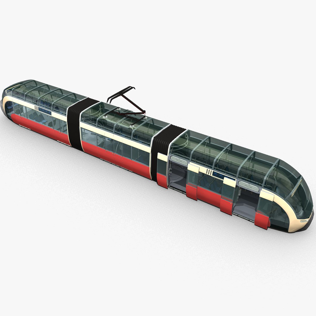 Tram Concept 3d Model
