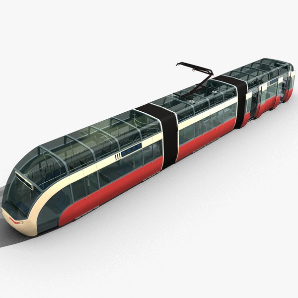 tram concept 3d model