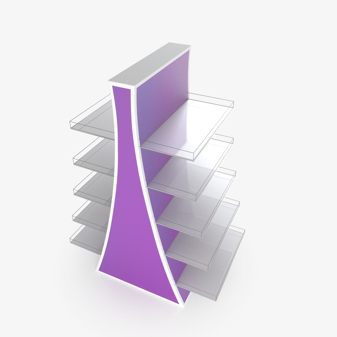 3D Display Rack - TurboSquid 1372966