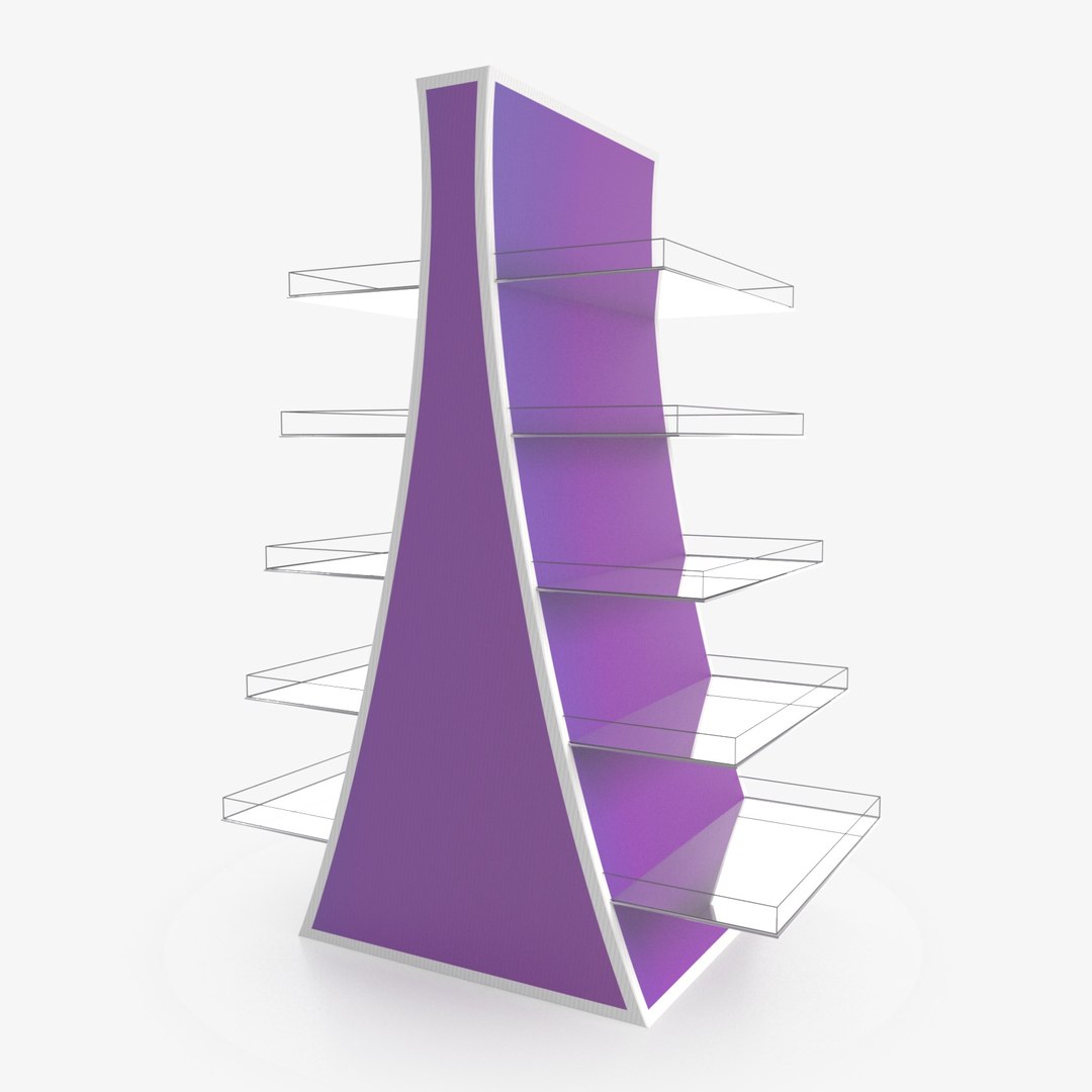 3D Display Rack - TurboSquid 1372966
