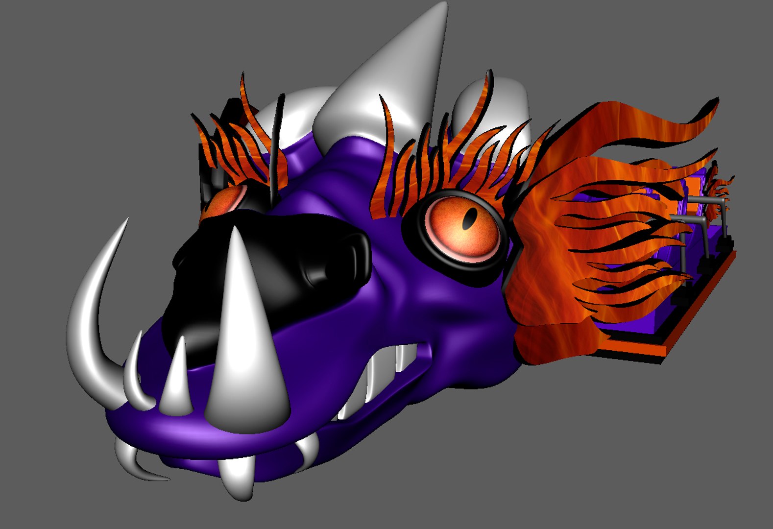 Roller Coaster Dragon 3d Fbx