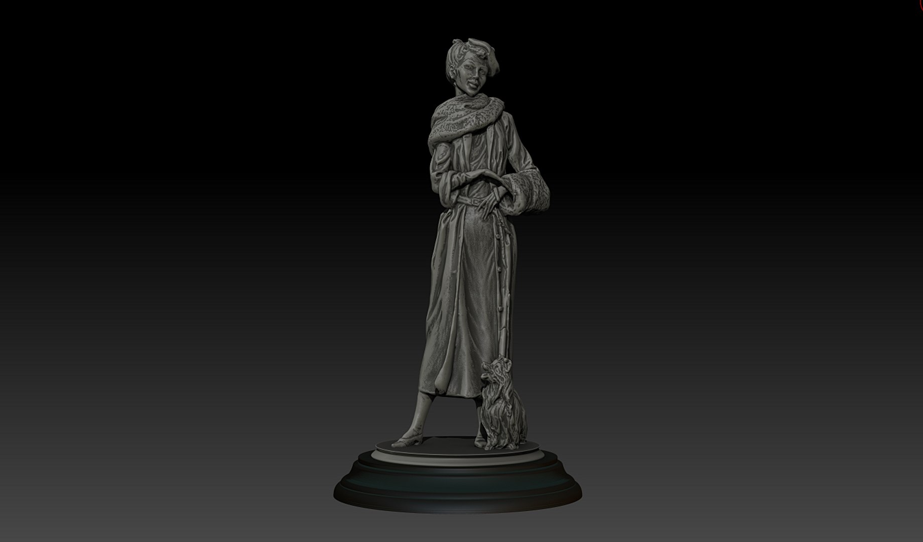 3d reproduction statuette model