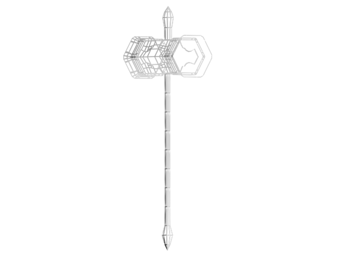 Rpg battle hammer 3D model - TurboSquid 1297291