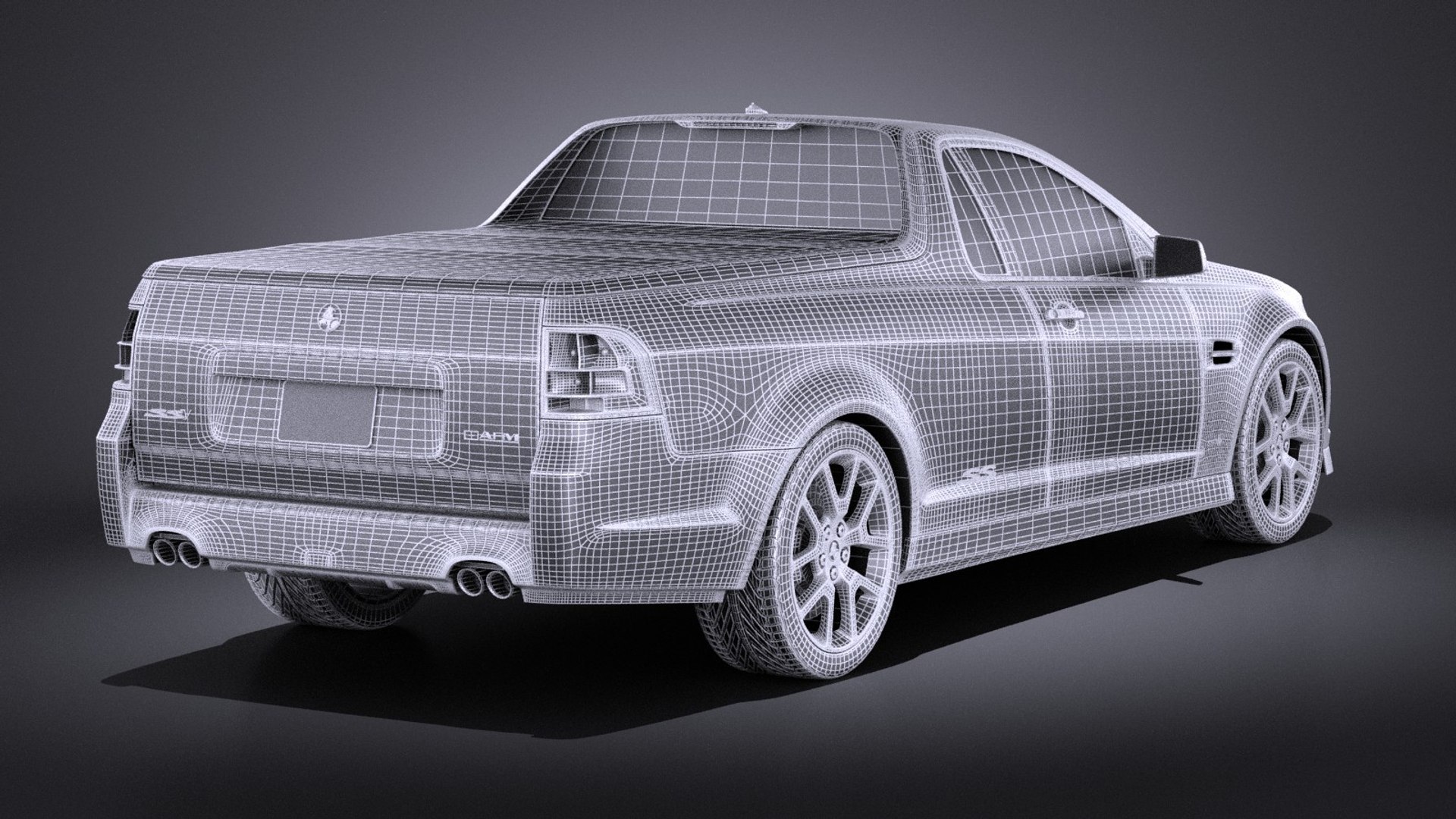 3d Model Holden Ve Ii