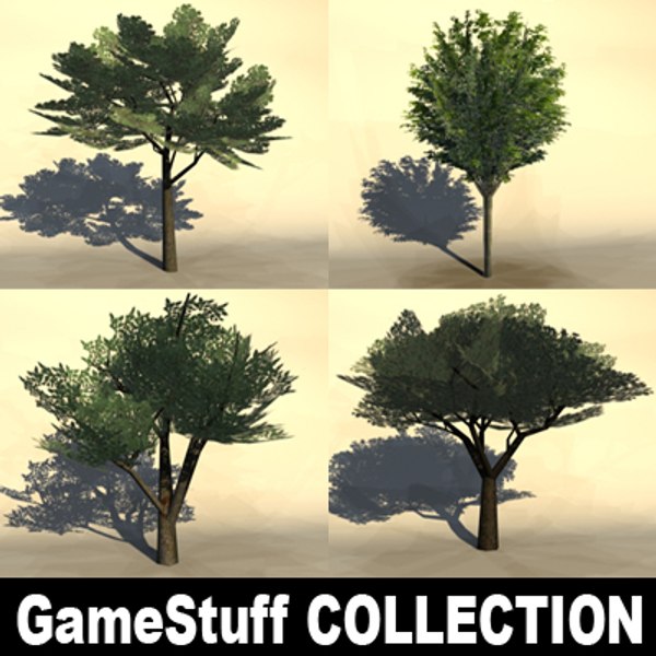3D модель Коллекция Euro Trees - TurboSquid 274425