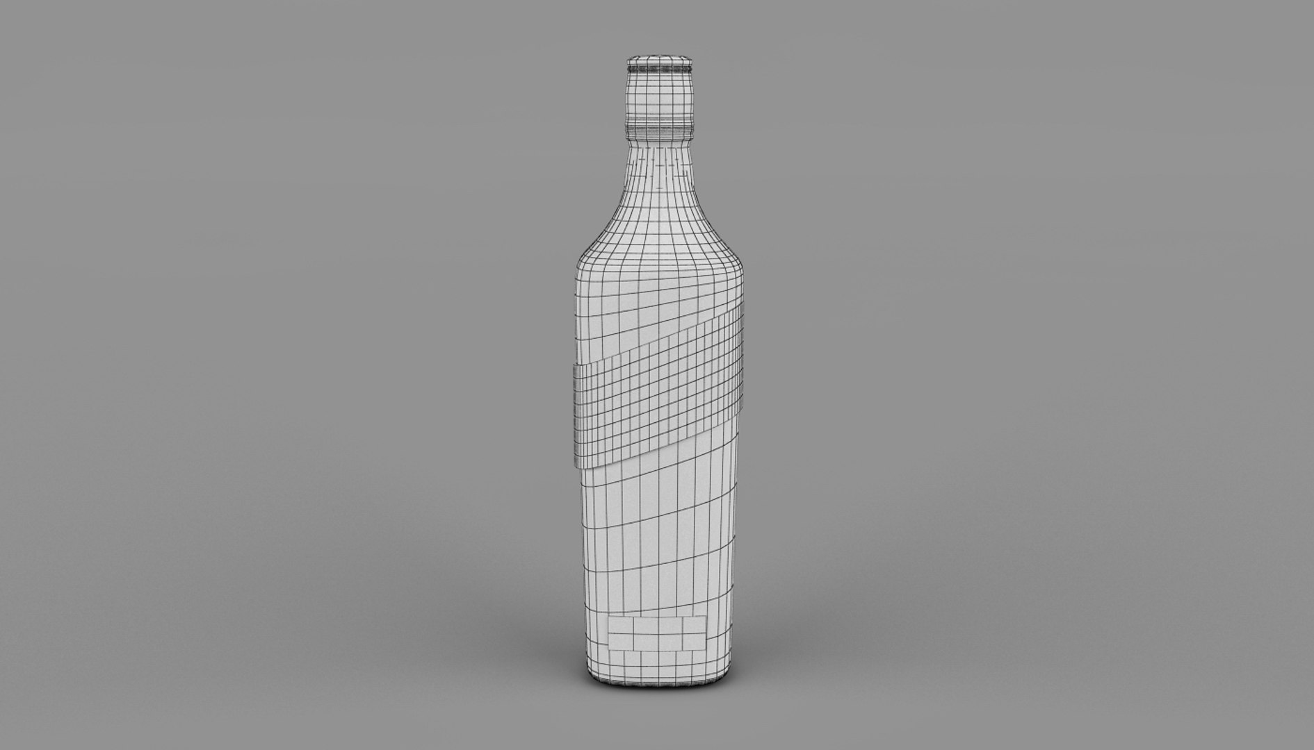 3D Gold Label Bottle Model - TurboSquid 1319212