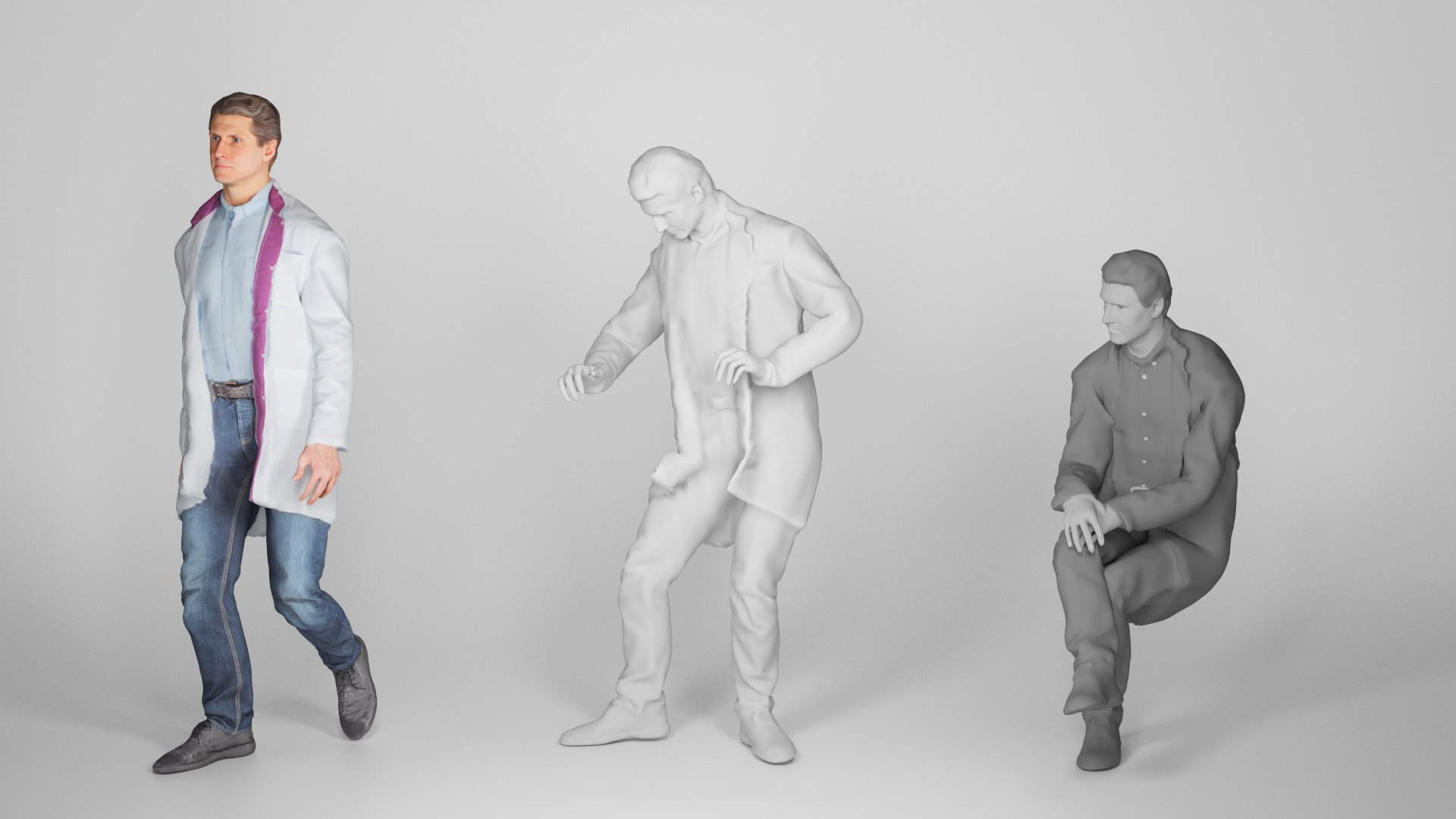 Adult Man Medical Animation 3D Model - TurboSquid 1516247