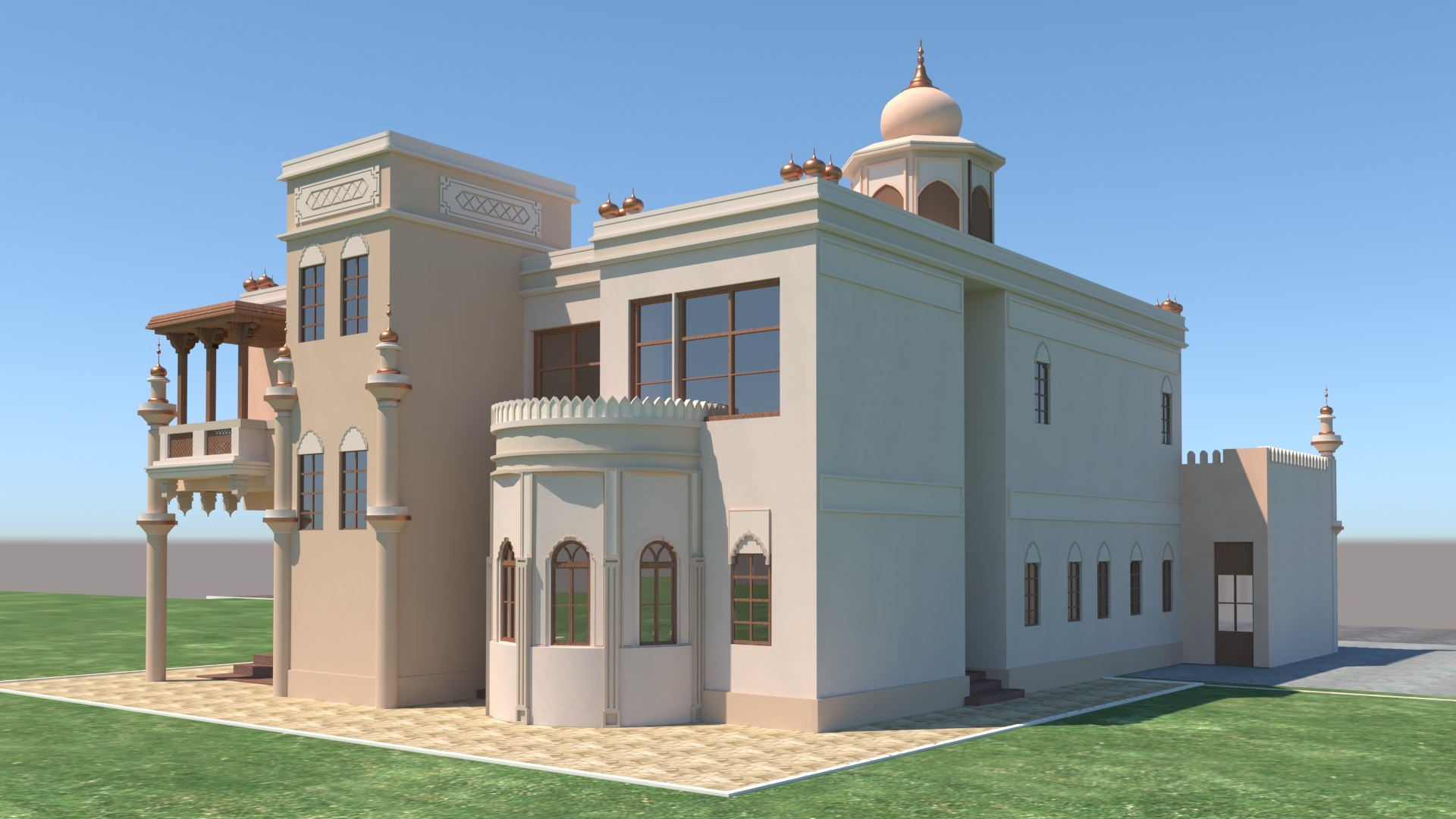 Indian House 3D Model - TurboSquid 1719614