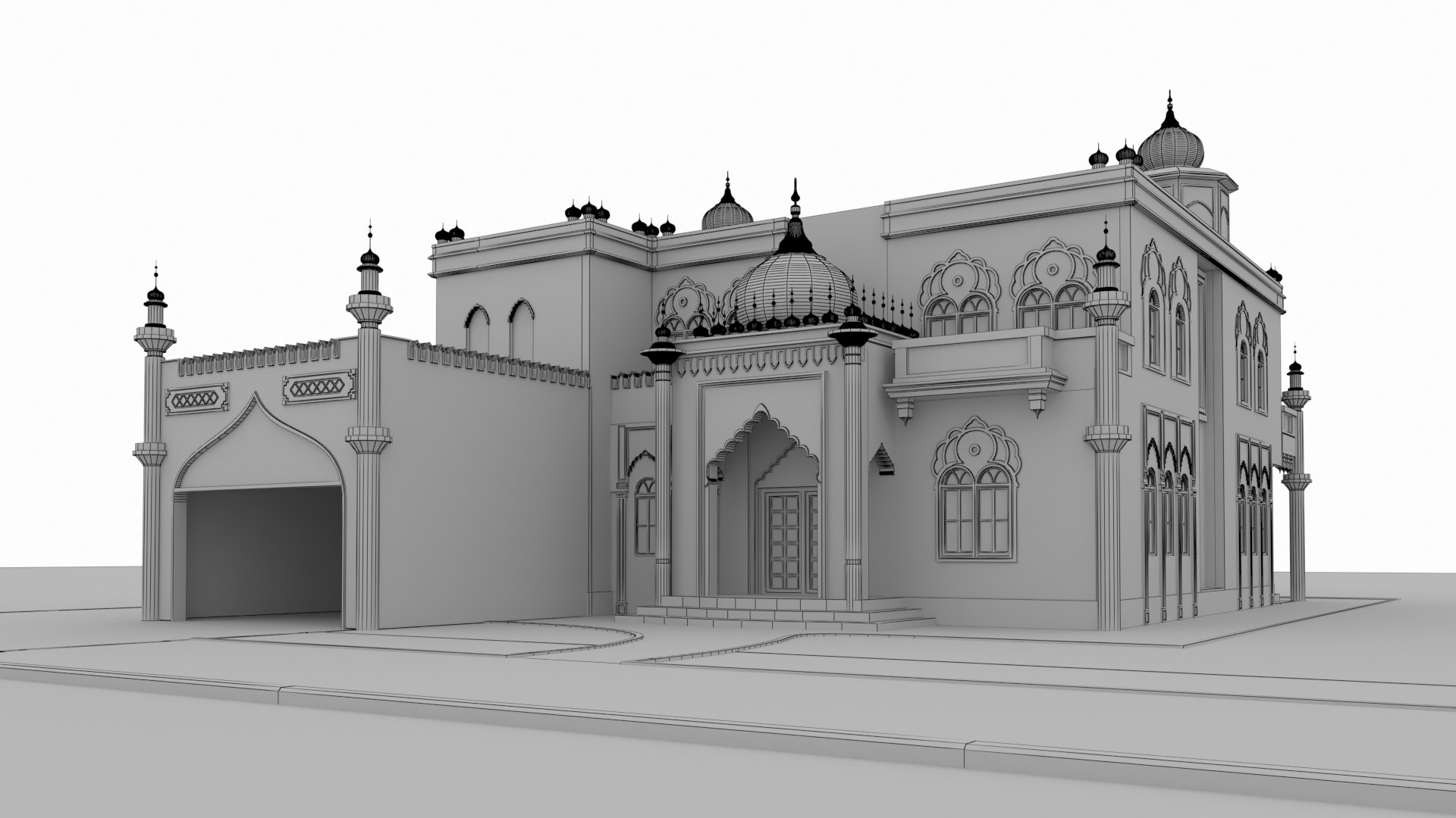 Indian House 3D Model - TurboSquid 1719614