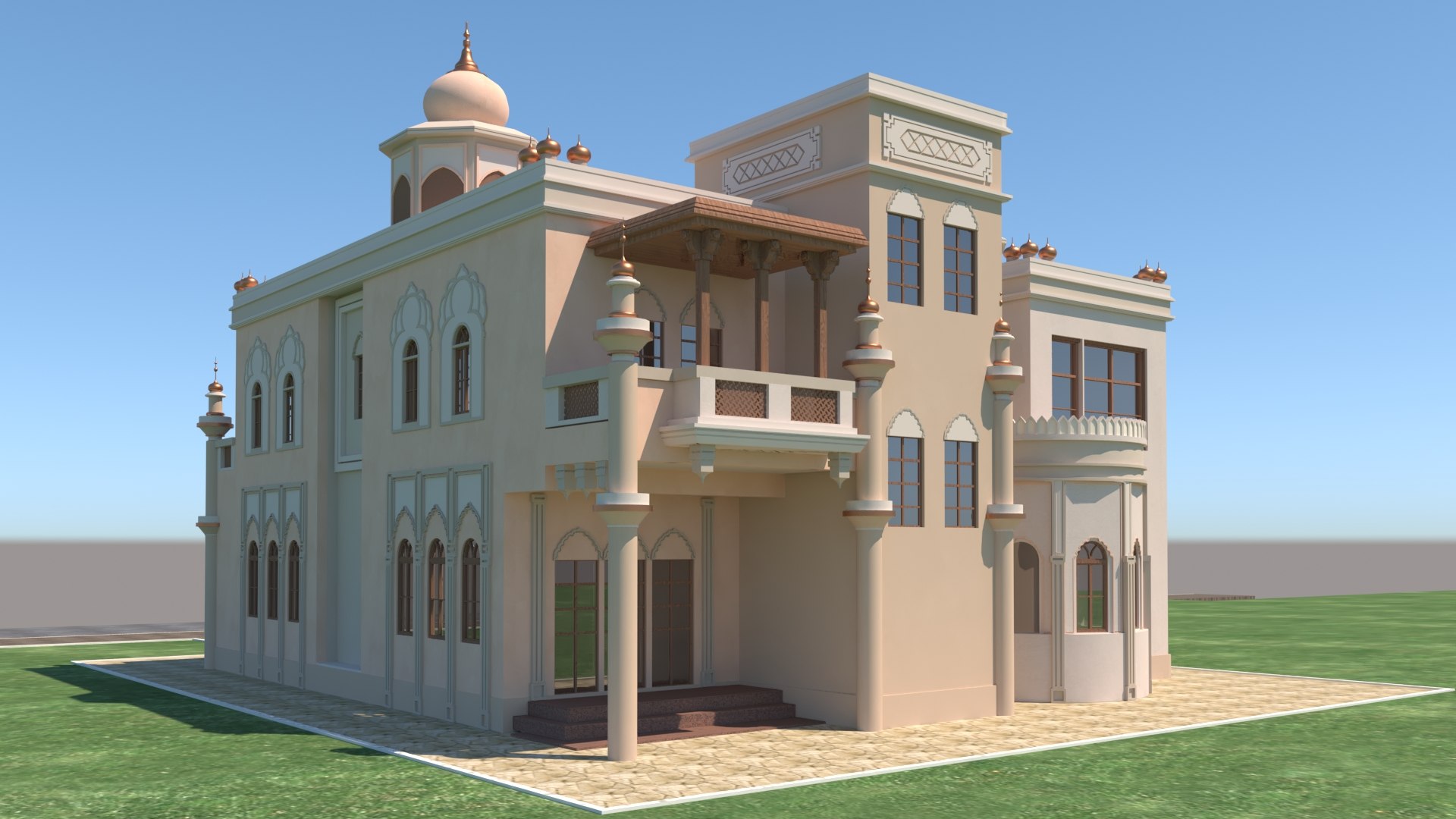 Indian House 3D Model - TurboSquid 1719614