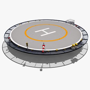 Modelos de 3D Helipuerto | TurboSquid