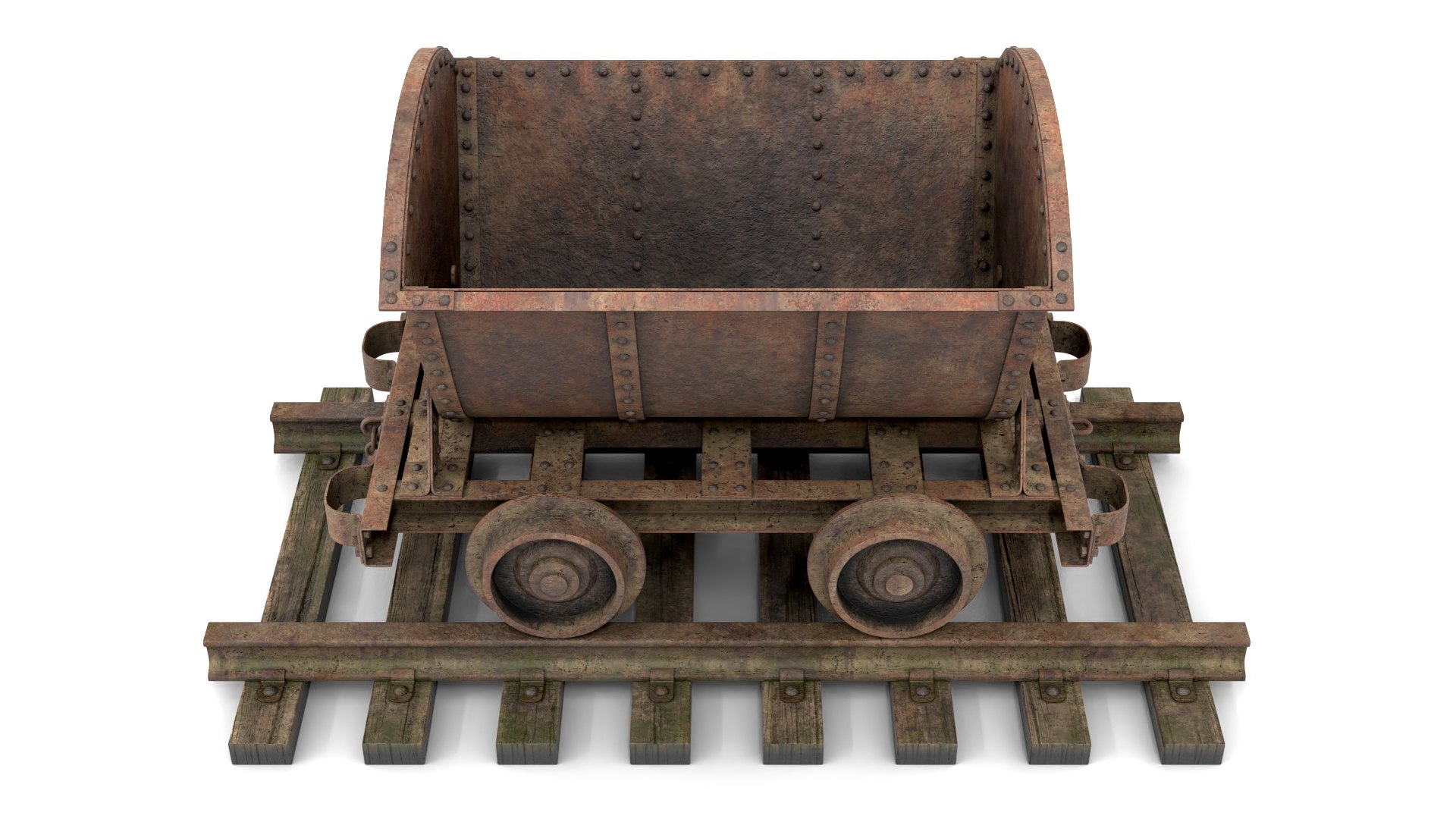 Mine Trolley 3D Model - TurboSquid 1689837