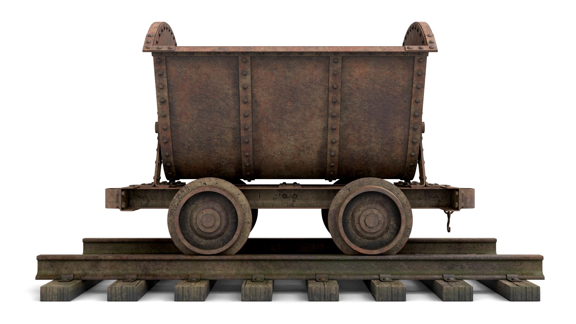Mine Trolley 3D Model - TurboSquid 1689837