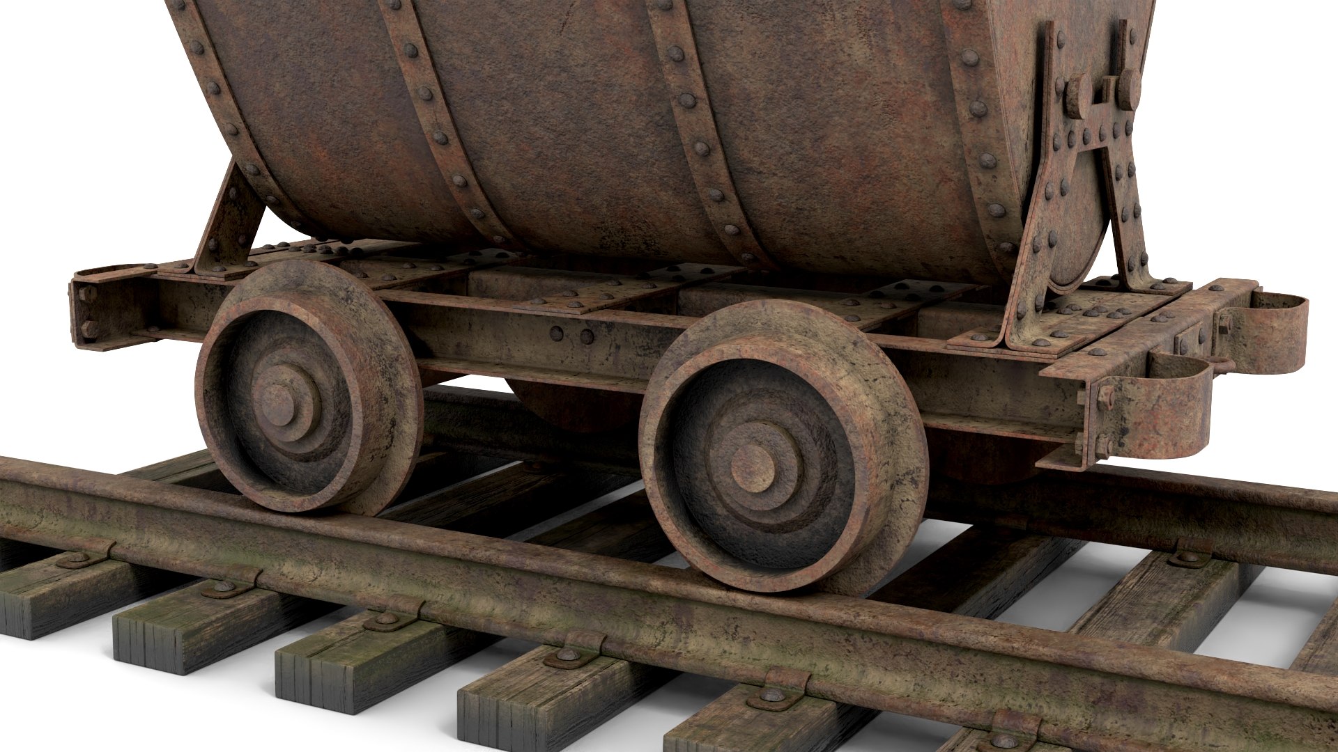 Mine Trolley 3D Model - TurboSquid 1689837