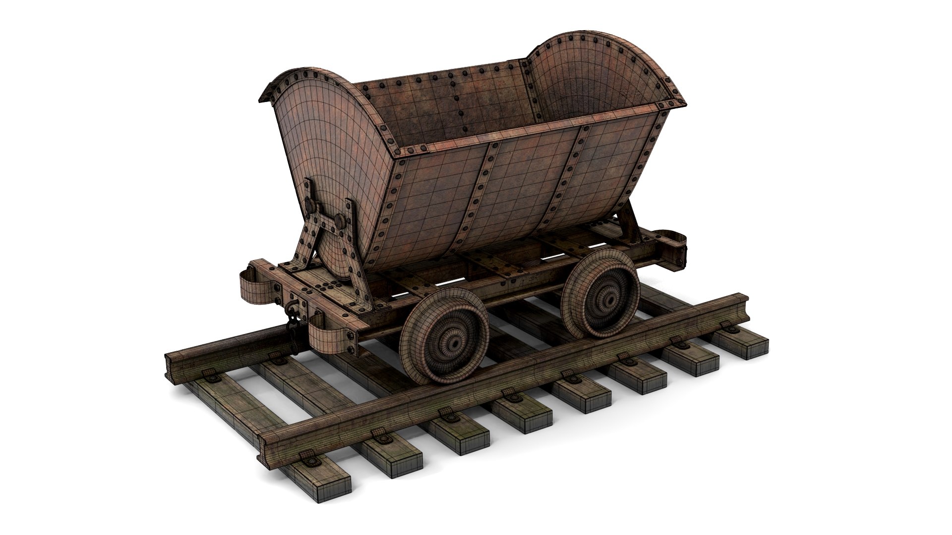 Mine Trolley 3D Model - TurboSquid 1689837