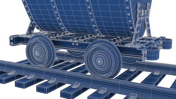 Mine trolley 3D model - TurboSquid 1689837